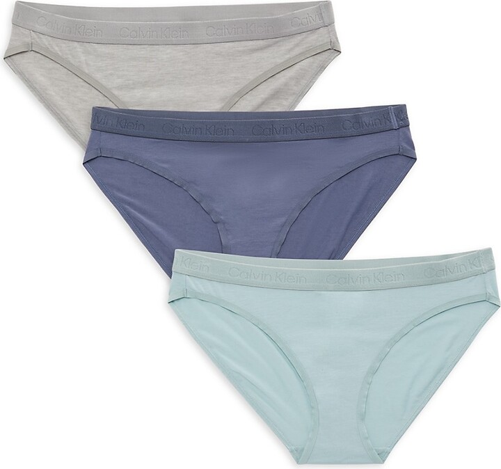 Calvin Klein 3-Piece Logo Bikini Briefs Set - ShopStyle Panties