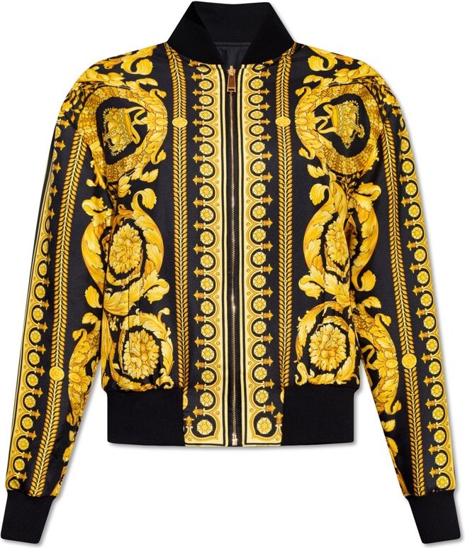 Versace Reversible Zipped Bomber Jacket - ShopStyle