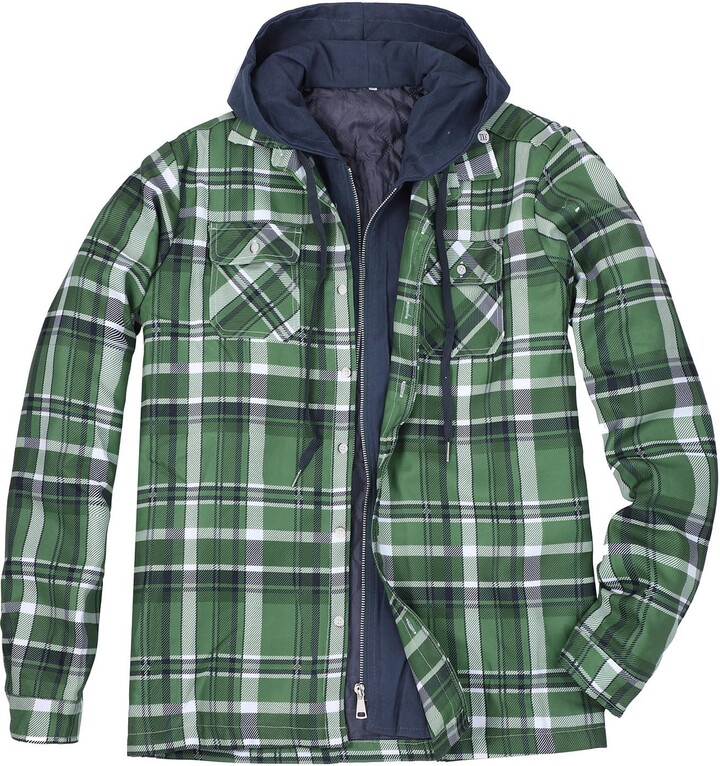 Generico Men's Winter Coat Medium Length Jacket Soft Touch Thick Coats ...