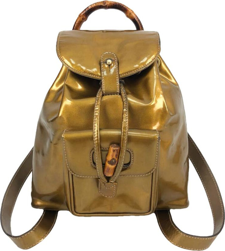 Gucci Patent leather backpack - ShopStyle