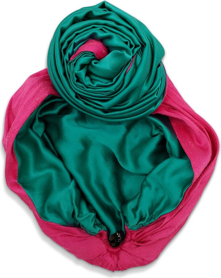 Julia Clancey Edith Jade Reversible Turban - ShopStyle Hats