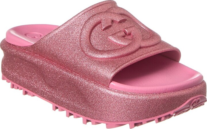 Gucci Interlocking G Rubber Slide - ShopStyle
