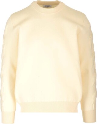 Off-White intarsia Arrow jumper - ShopStyle Crewneck Sweaters