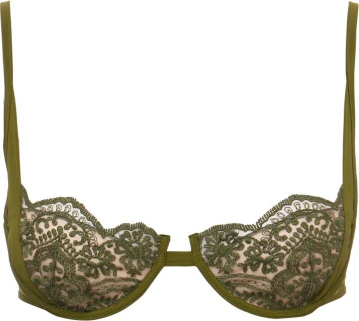 NNIDE - Nina Green Lace Bra - ShopStyle