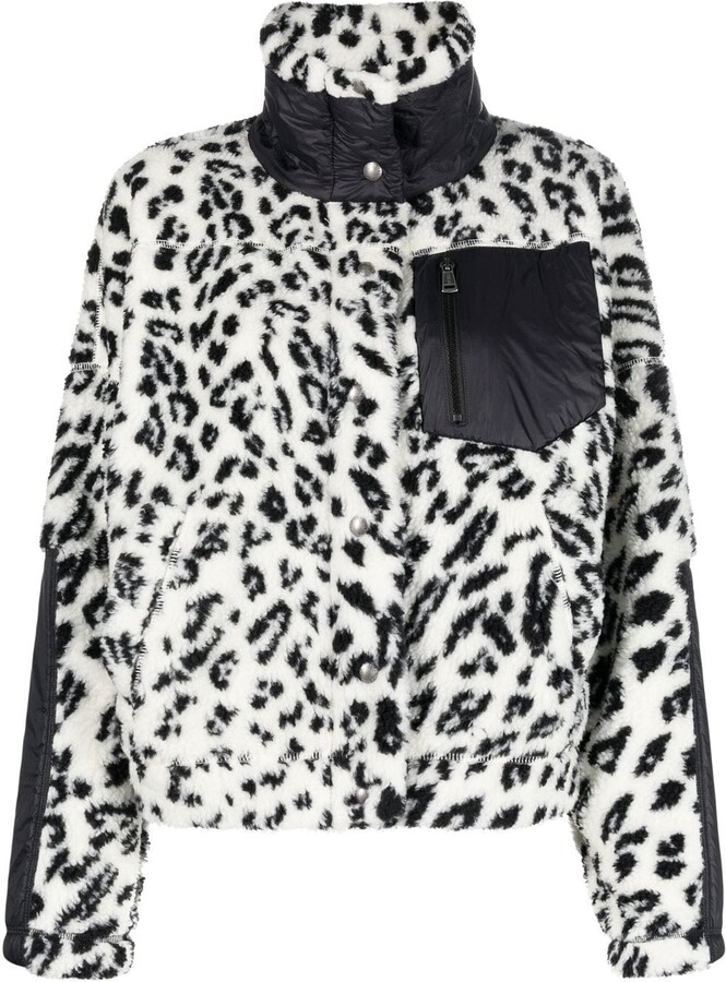 Polo Ralph Lauren Leopard-Print Fleece Jacket - ShopStyle Fur ...