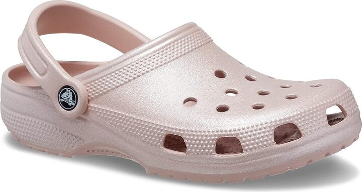 Crocs Classic Clog - Glitter (Pink Clay Simmer) Clog Shoes - ShopStyle