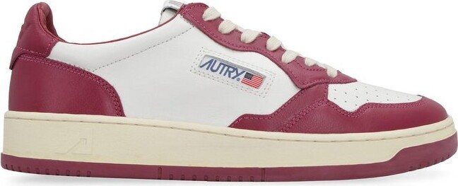AUTRY Logo Patch Low-Top Sneakers - ShopStyle