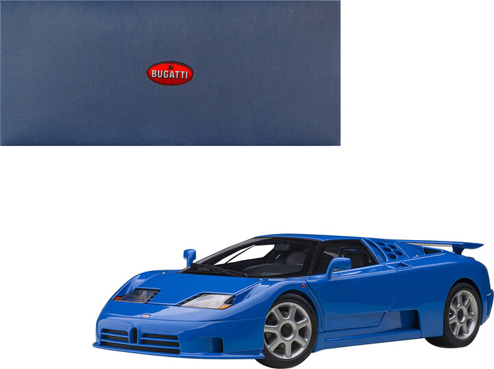Diecast Model Autoart Bugatti EB110 SS Super Sport French Racing Blue ...