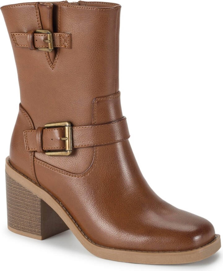 Bare Traps Baretraps Women's Mayla Mid Calf Moto Boots - ShopStyle