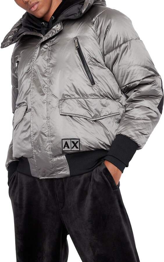 Armani Exchange Warm Water Resistant Puffer Jacket - ShopStyle