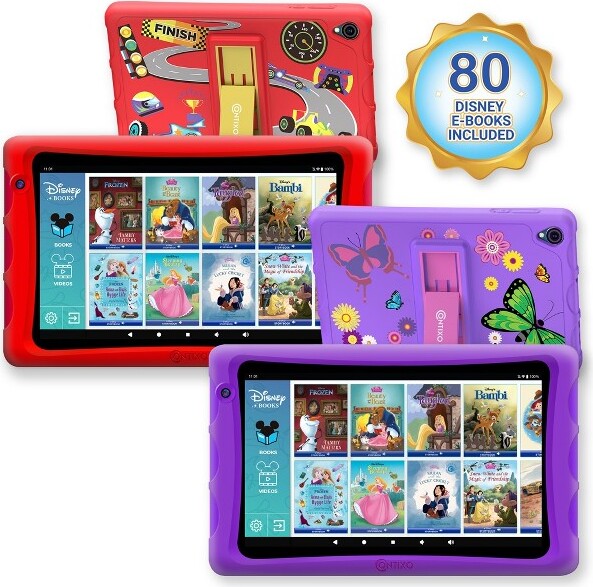 Contixo 8" Android Kids Tablet 64GB (2023 Model), Includes 80+ Disney ...