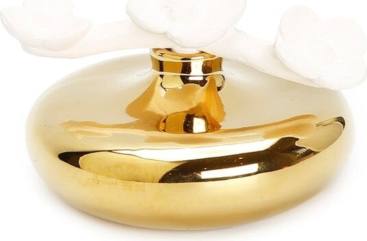 Vivience Iris and Rose Scent Gold Circular Diffuser With Three White ...