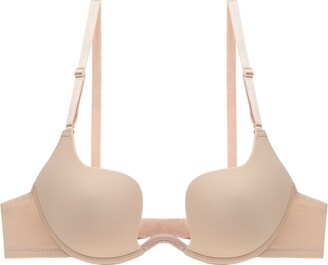 Aivtalk Women's Sexy Deep Plunge Convertible V Bra Push up Strap Bra Multiway Max Cleavage Bra ...