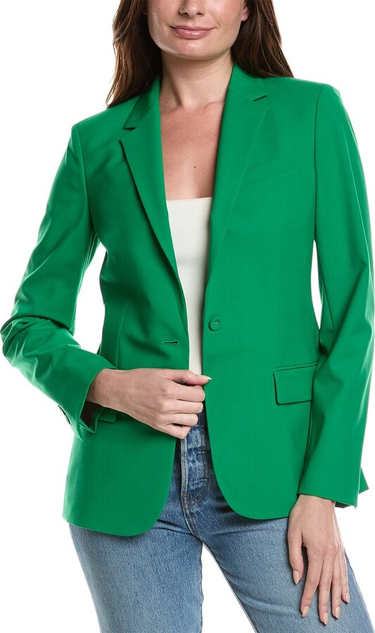 Theory Staple Wool-Blend Blazer - ShopStyle