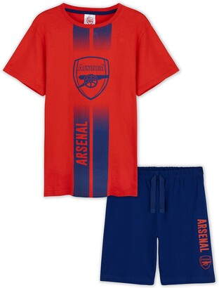 Arsenal F.C. Boys Pyjamas Kids Shorts PJs Official Football Gifts for ...
