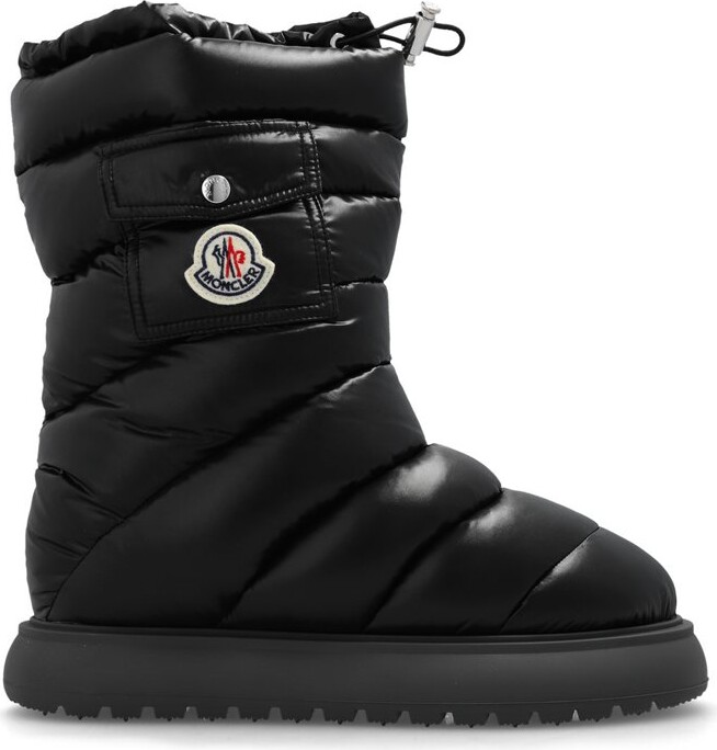Moncler Logo Motif Patch Puffer Boots - ShopStyle