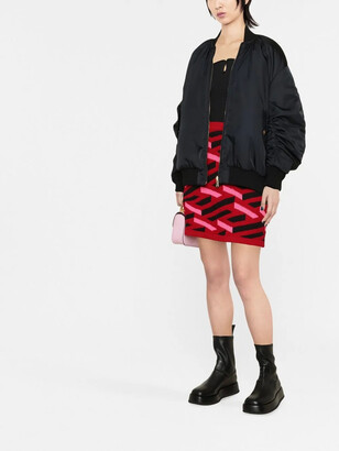 Versace La Greca print puffer jacket - ShopStyle