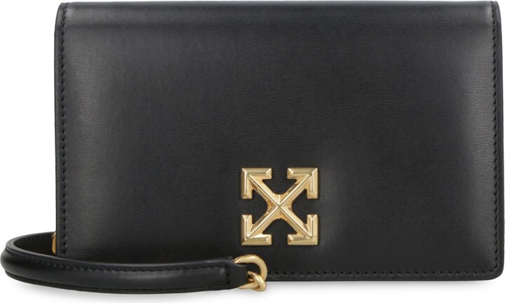 Off-White Jitney Leather Crossbody Bag - ShopStyle