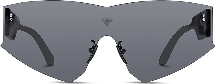 Face.Hide Vertigo Glasses In Acetate With A Futuristic Shape ...