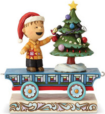 Peanuts by Jim Shore Linus Christmas Train Car Figurine 4.75in H ...