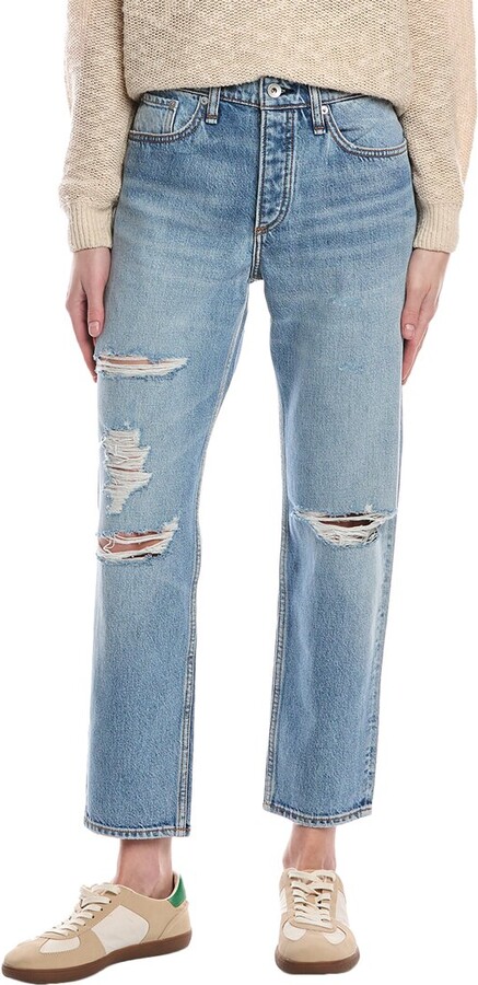 Rag & Bone Rosa Mid-Rise Vandam Boyfriend Jean - ShopStyle