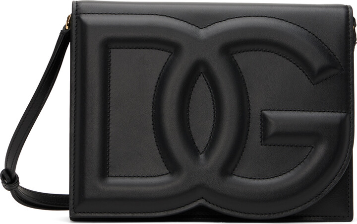 Dolce & Gabbana Black 'DG' Logo Crossbody Bag - ShopStyle