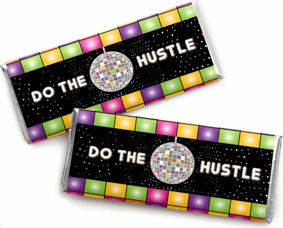 Big Dot of Happiness 70's Disco - Candy Bar Wrapper 1970's Disco Fever ...