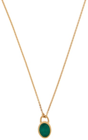 Eli Halili - Emerald And 18kt Gold Necklace - Gold - ShopStyle