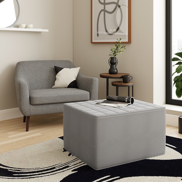 Dunelm Ezra Brushed Marl Single Fold Out Bed Light Grey - ShopStyle Futon