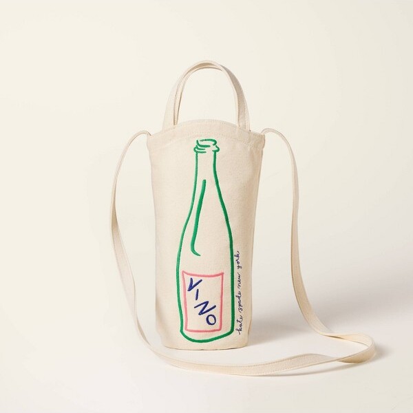 kate spade new york x Target Wine Embroidered Canva Tote Bag - kate ...