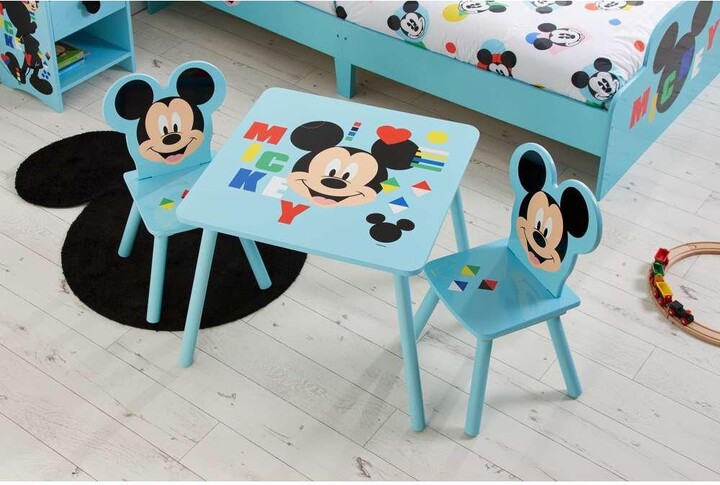 Disney Home Official Disney kids Mickey Mouse Table & Chairs Childs ...