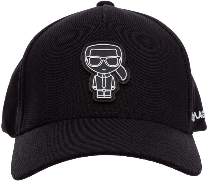 Karl Lagerfeld Paris Logo Applique Baseball Cap - ShopStyle Hats