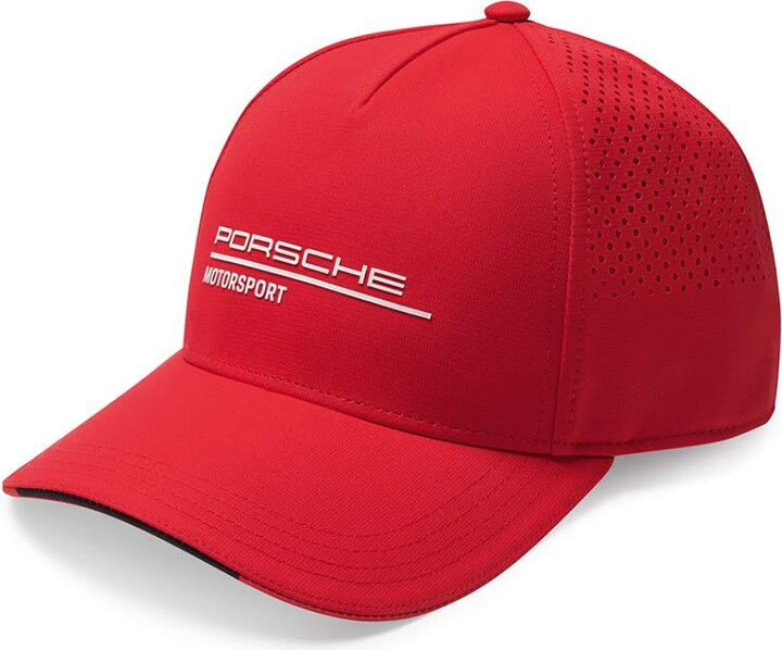 Porsche Motorsport Perforated Five Panel Baseball Cap Red - ShopStyle Hats