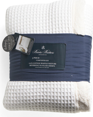 TJMAXX 3Pc Waffle And Sherpa Comforter Set - ShopStyle