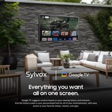 SYLVOX Outdoor TV, 75'' QLED Smart Google TV, IP55 Waterproof, Dolby ...