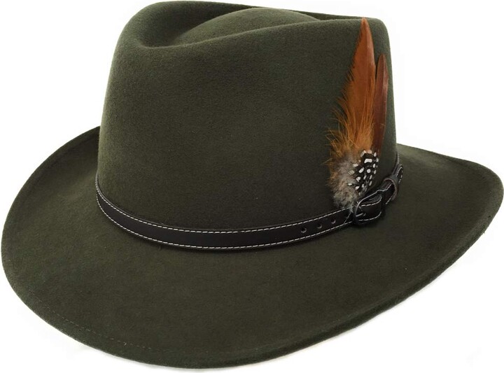 Cotswold Country Hats Outback Hat - Wool Felt. Teflon Coated ...