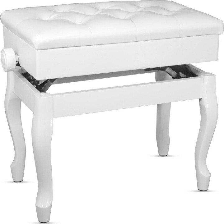 5 Core Piano Bench Wooden Height Adjustable Keyboard Stool Heavy Duty ...
