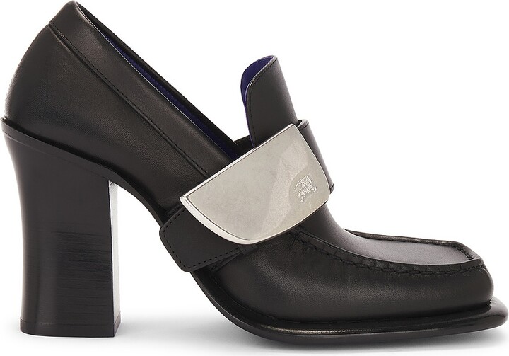 Burberry Shield Pump in Black - ShopStyle