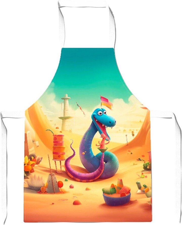 Warren Reed - Designer Snake On A Beach Holiday Junior Apron - ShopStyle