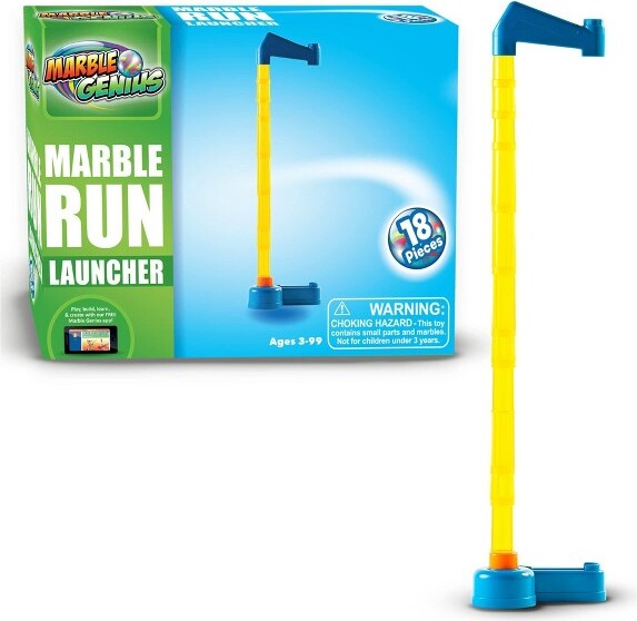 Marble Genius Marble Run Launcher - Marble Launcher Base, Tubes, Top ...
