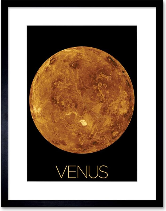 Artery8 Wall Art Print NASA Our Solar System Venus Planet Northern ...