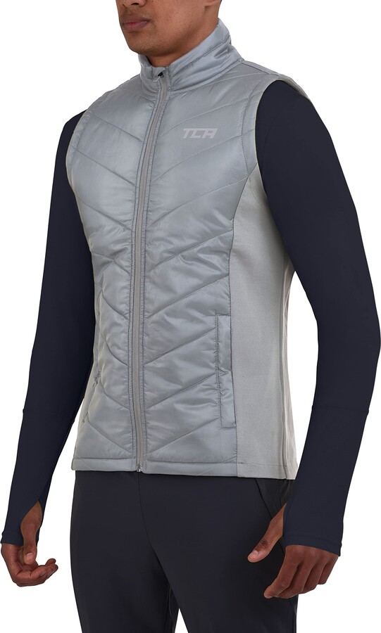 TCA Men's Excel Runner Walking Hiking Lightweight Thermal Padded Gilet ...