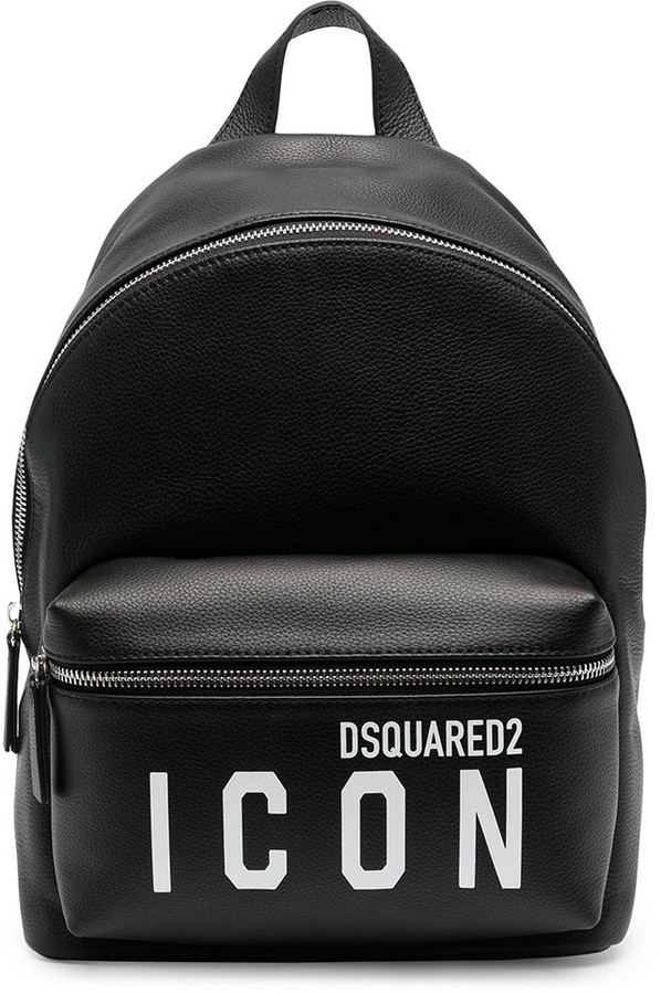 DSQUARED2 Icon leather backpack - ShopStyle