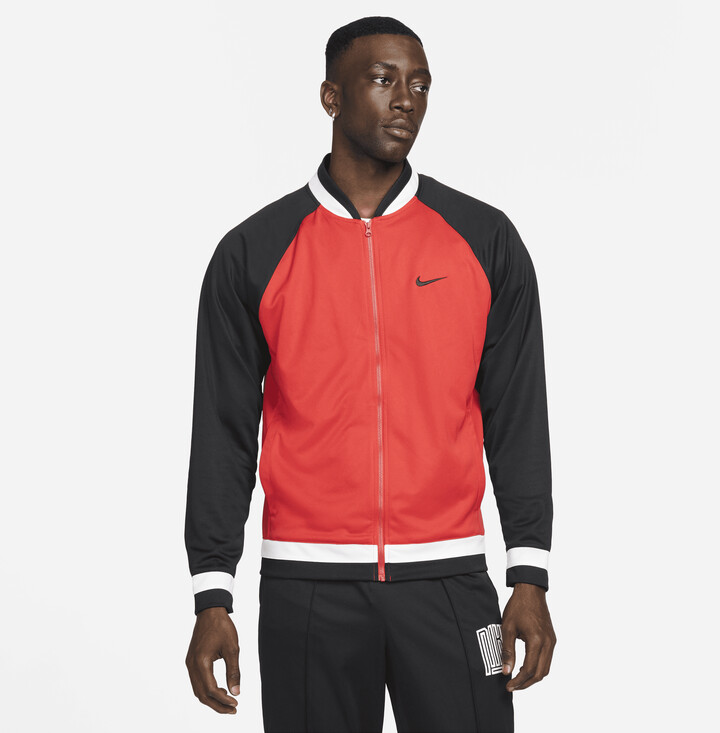 Nike Men's Dri-FIT Basketball Jacket in Red - ShopStyle