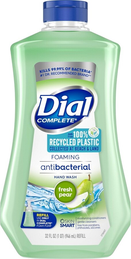 Dial Complete Antibacterial Foaming Hand Wash Refill - Fresh Pear - 32 ...