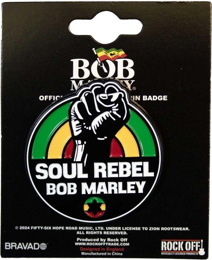 Bob Marley Soul Rebel Badge - ShopStyle Children's Dolls