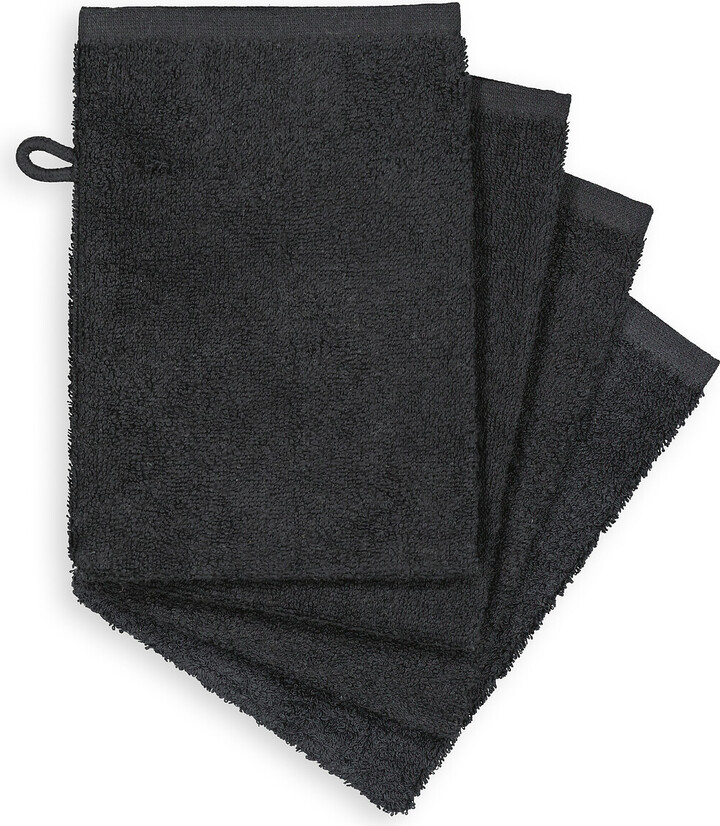 La Redoute Interieurs Set of 4 Scenario Plain 100% Cotton Terry Wash ...