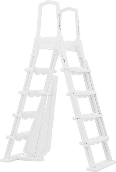 XtremepowerUS Above-Ground Pool Ladder A-Frame Entry Ladder A Type ...