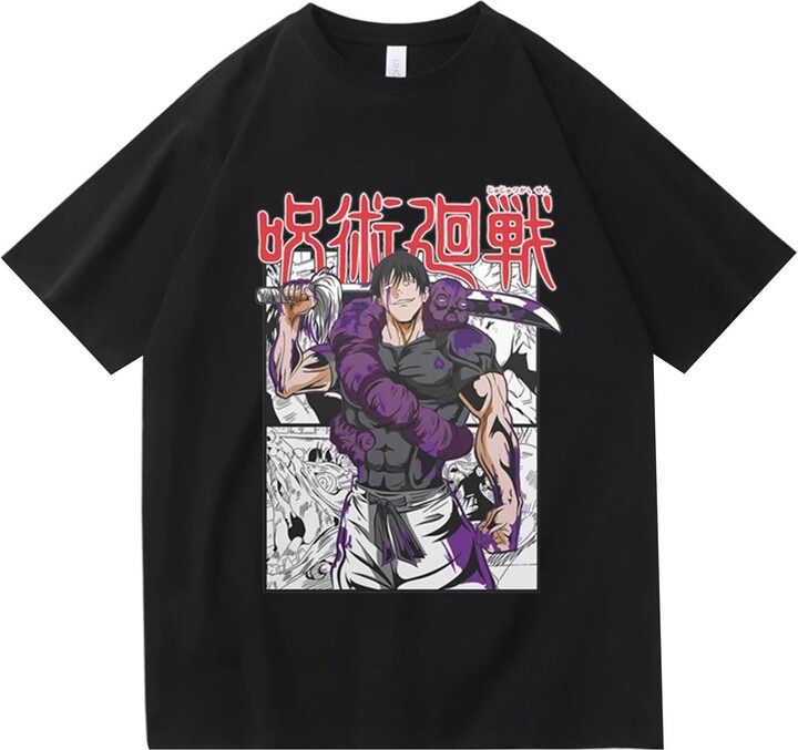 flowereyes Jujutsu Kaisen Fushiguro Toji T-Shirt Harajuku Manga Jujutsu ...