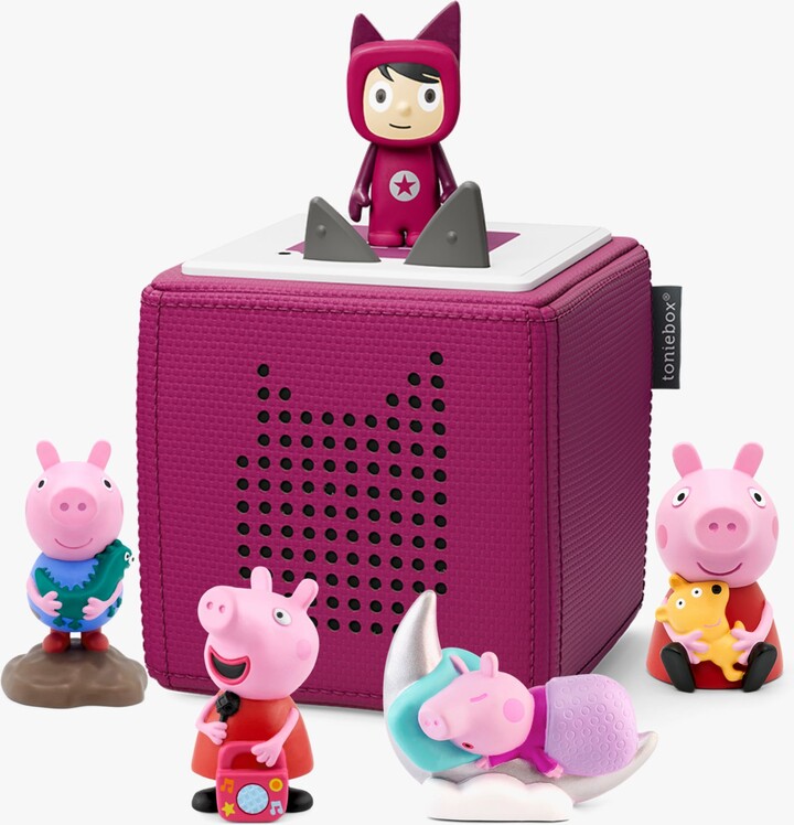 tonies Peppa Pig 4 Tonie Audio Characters Toniebox Starter Set ...